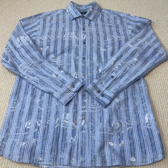 Nat Nast | Shirts | Nat Nast Luxury Originals Dress Shirt Mens Medium ...